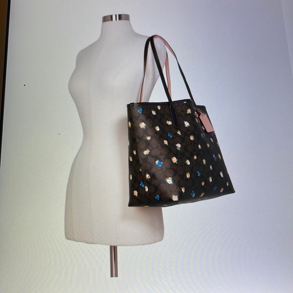 Coach | Bags | Coach City Tote In Mini Rose Print | Poshmark